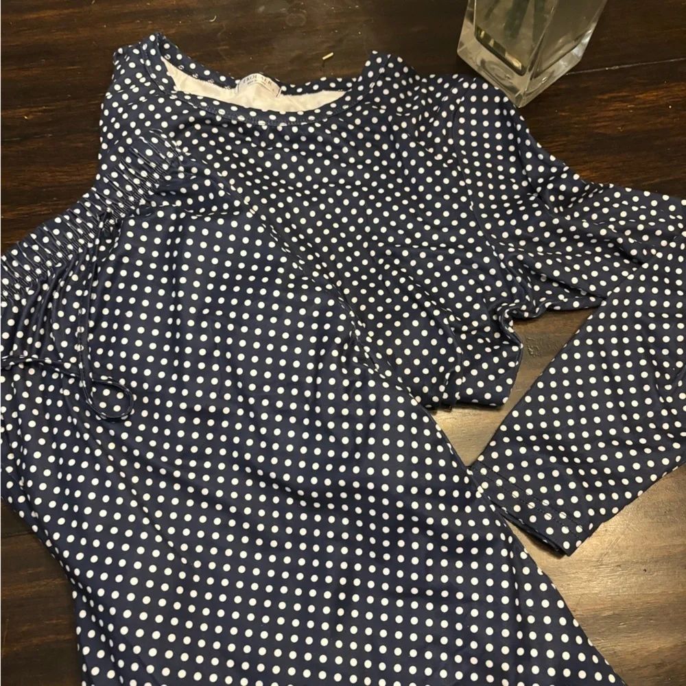 Ekouaer | Intimates & Sleepwear | Womens Navy Polka Dot Pajama Our ...